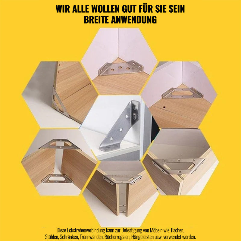 Universeller Eckverbinder für Möbel aus Edelstahl – comdaliy